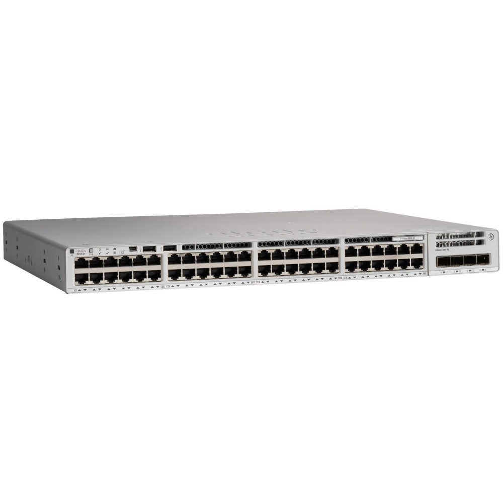 Управляемый коммутатор L3 Cisco Catalyst C9200L-48T-4X-E, 48xGE, 4x10G ...